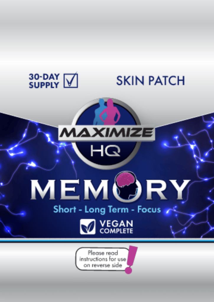 Boost Your Brainpower with Maximize Memory Skin Patch – Enhance Focus ...