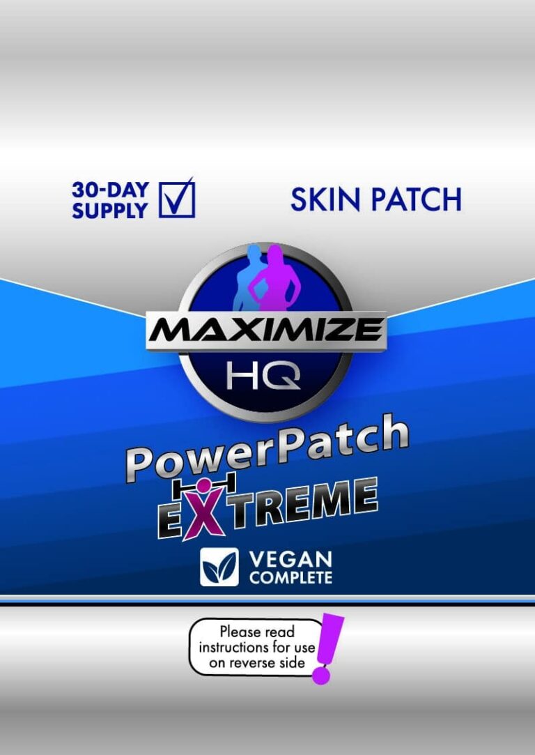 Maximize HGH PowerPatch Extreme Skin Patch | Max-Supplements.com