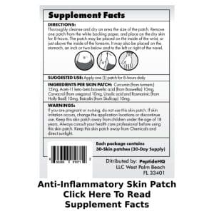 Maximize Anti-Inflammatory Skin Patch: Fast Relief for Pain and Swelling