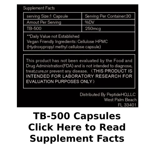 Ultimate TB-500 Skin Patch, Capsules & Nasal Spray for Enhanced Healing ...